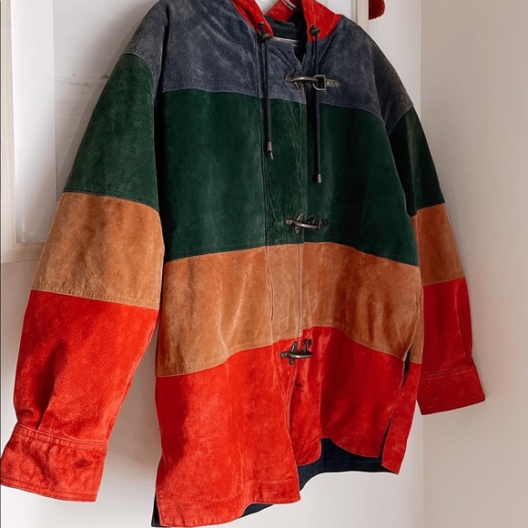 Vintage | Jackets & Coats | Amazing Vintage Colorblock Jacket | Poshmark